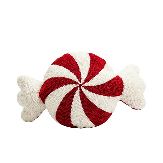 Lmueinov Christmas Candy Cane Pillow Christmas Throw Pillows Peppermint ...