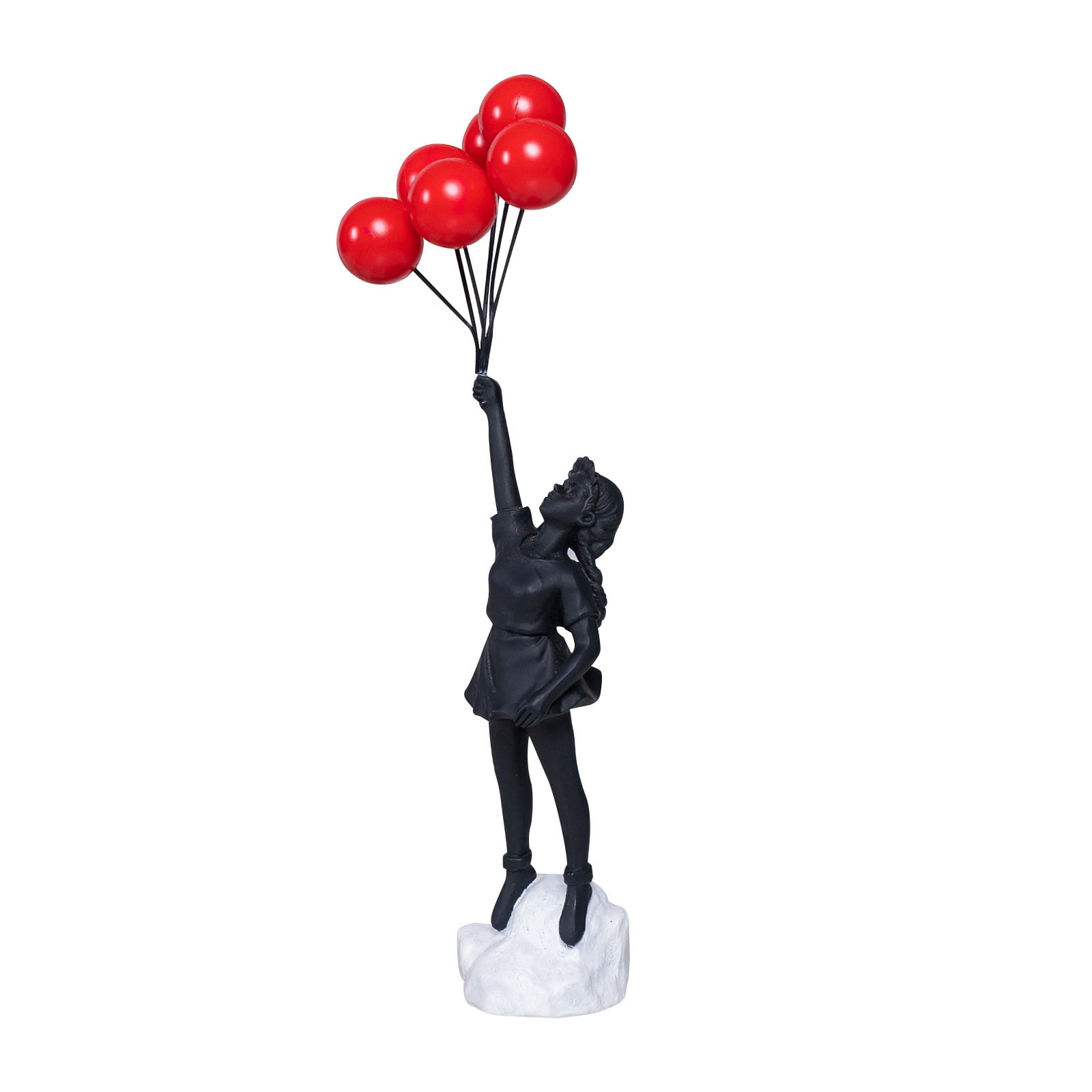 Lmueinov Cute Girl With Resin Sculpture Figure Statue For Home Decor ...