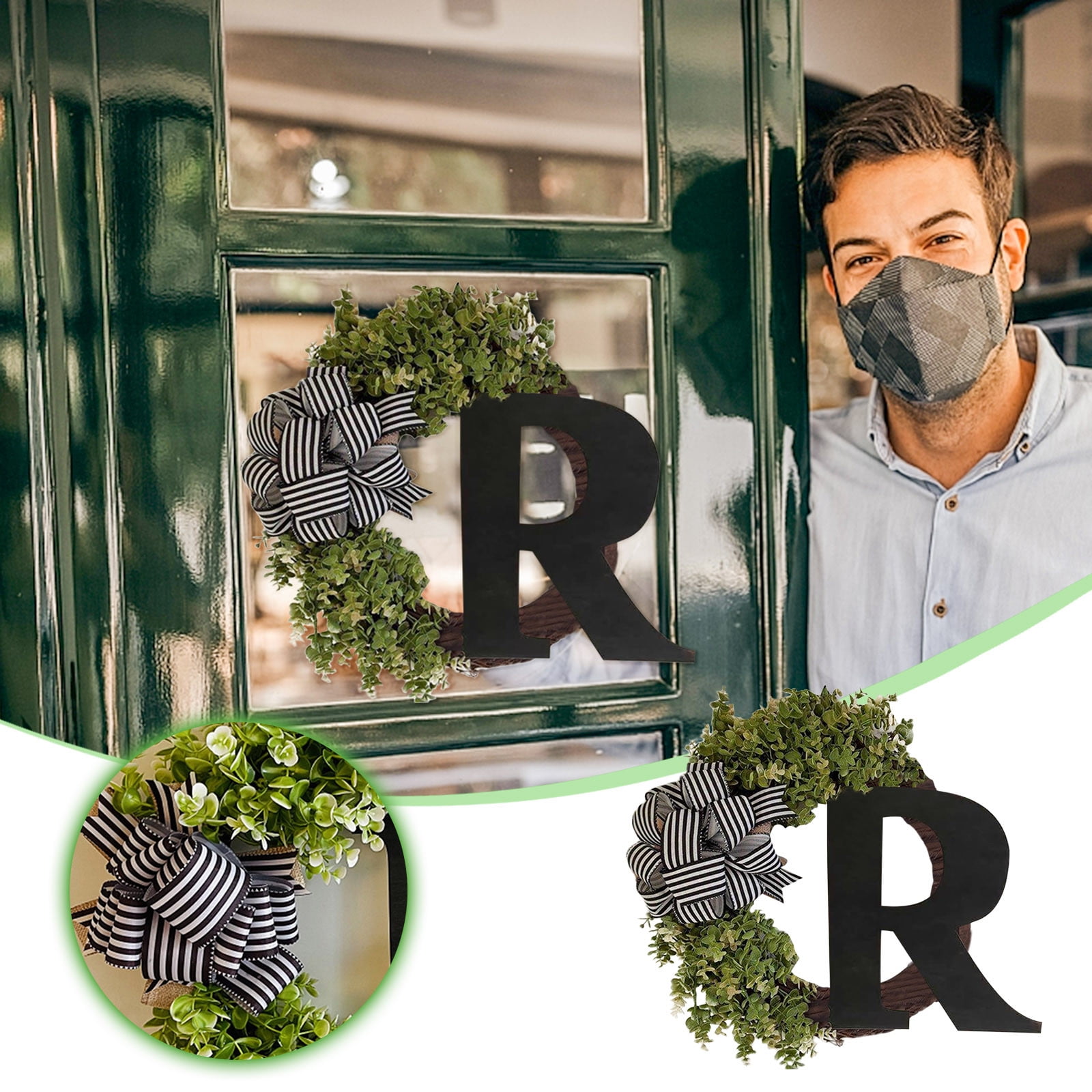 Lmueinov Spring Family Letter Garland Decoration Simulation Garland ...