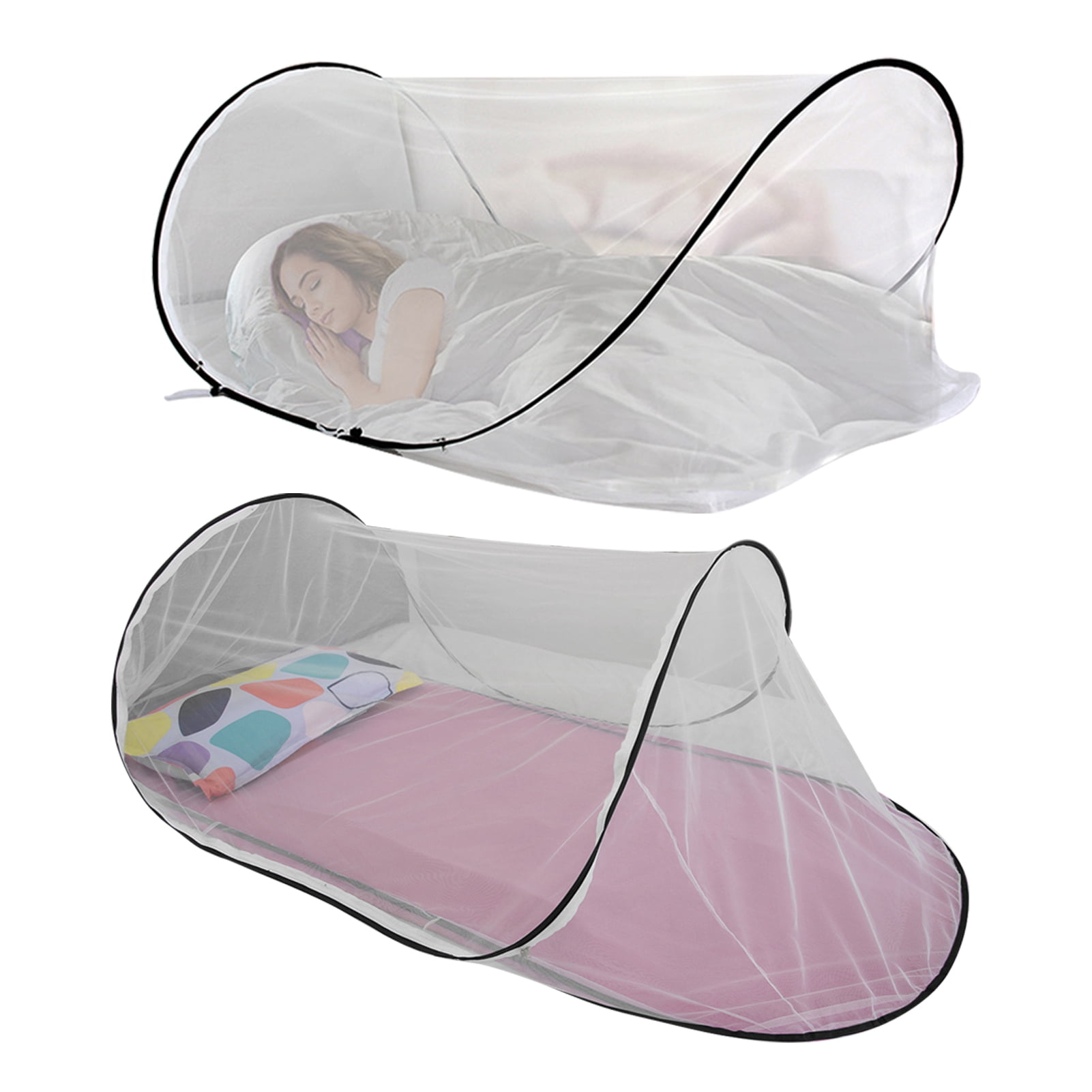 LnSport Pop Up Mosquito Net Tent Bed Portable Folding Fly Net Tent ...