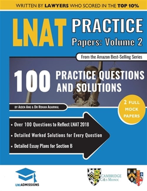 Lnat Practice Papers Volume Two: 2 Full Mock Papers, 100 Questions in ...