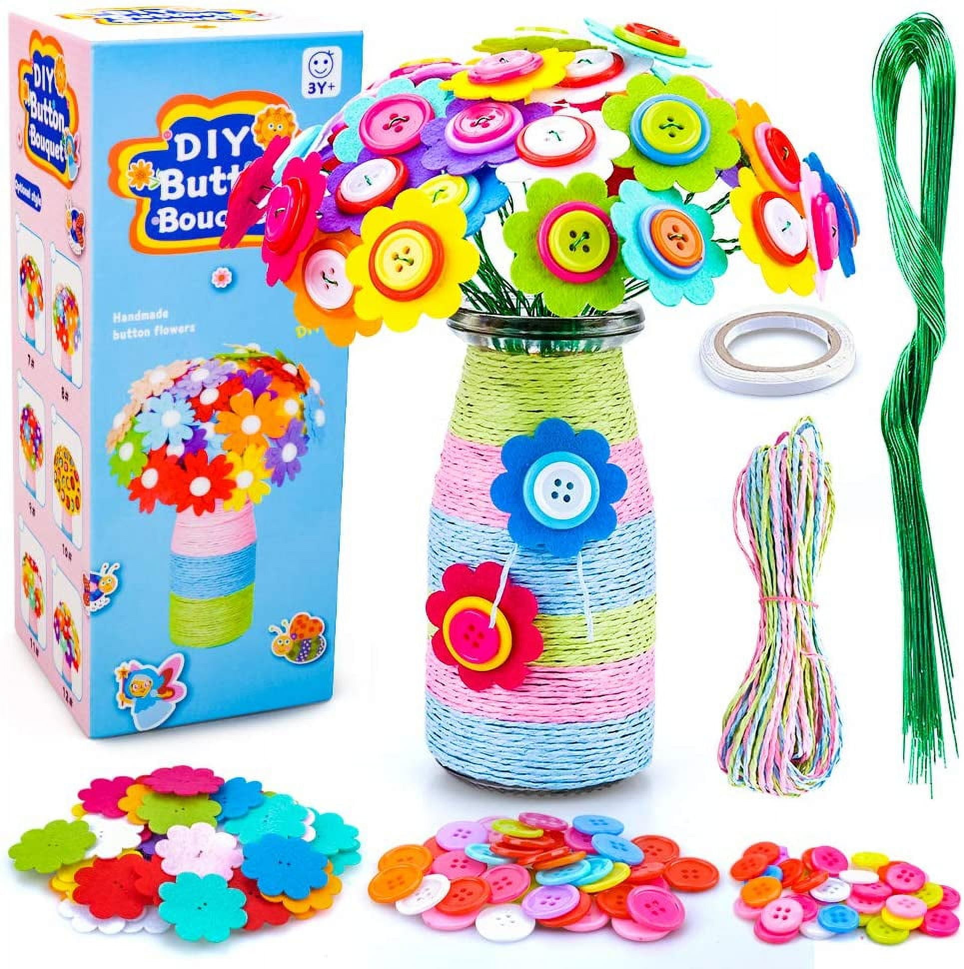 Lnkoo Flower Bouquet Craft Kit (122 Pieces) - Walmart.com