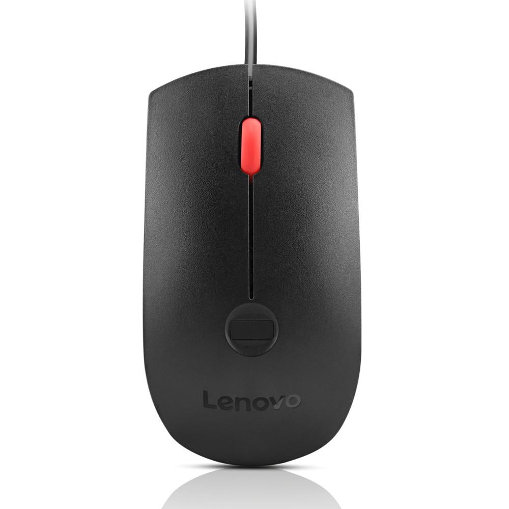 Lnovo - Mouse - Optical - 3 Buttons - Wired - Usb - Black - For ...