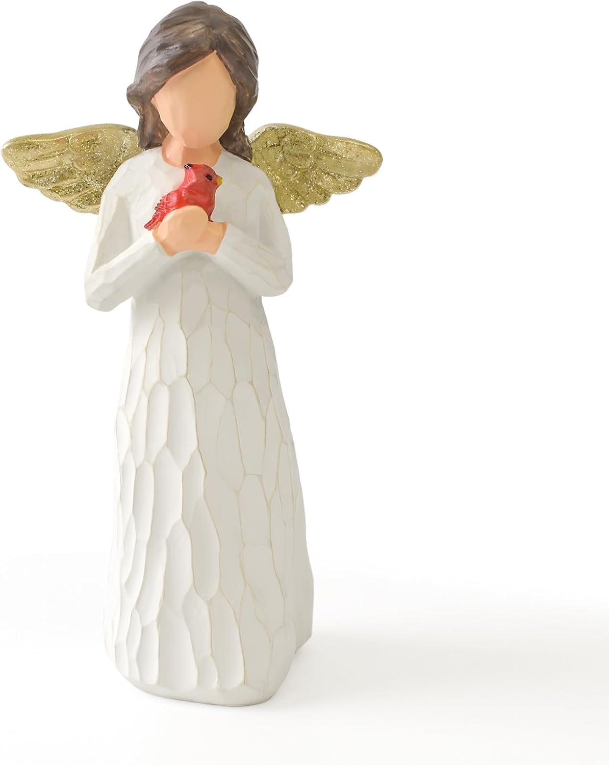 Lnrkai Guardian Angel Figurines, Cardinal Decor Sympathy Rememberance ...