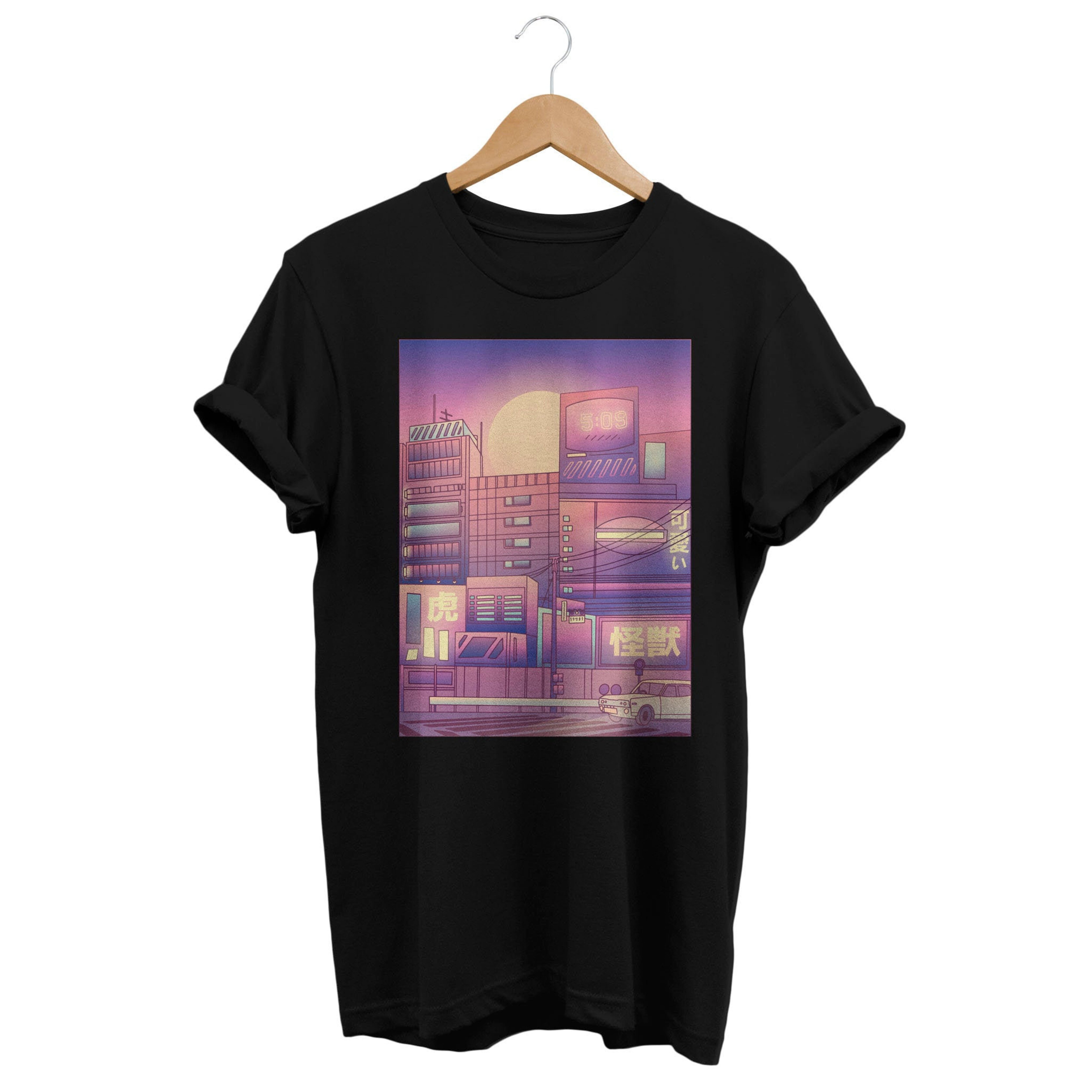 LoFi Sunset Tshirt, Synthwave Shirt, Vaporwave Fashion, Retrowave ...