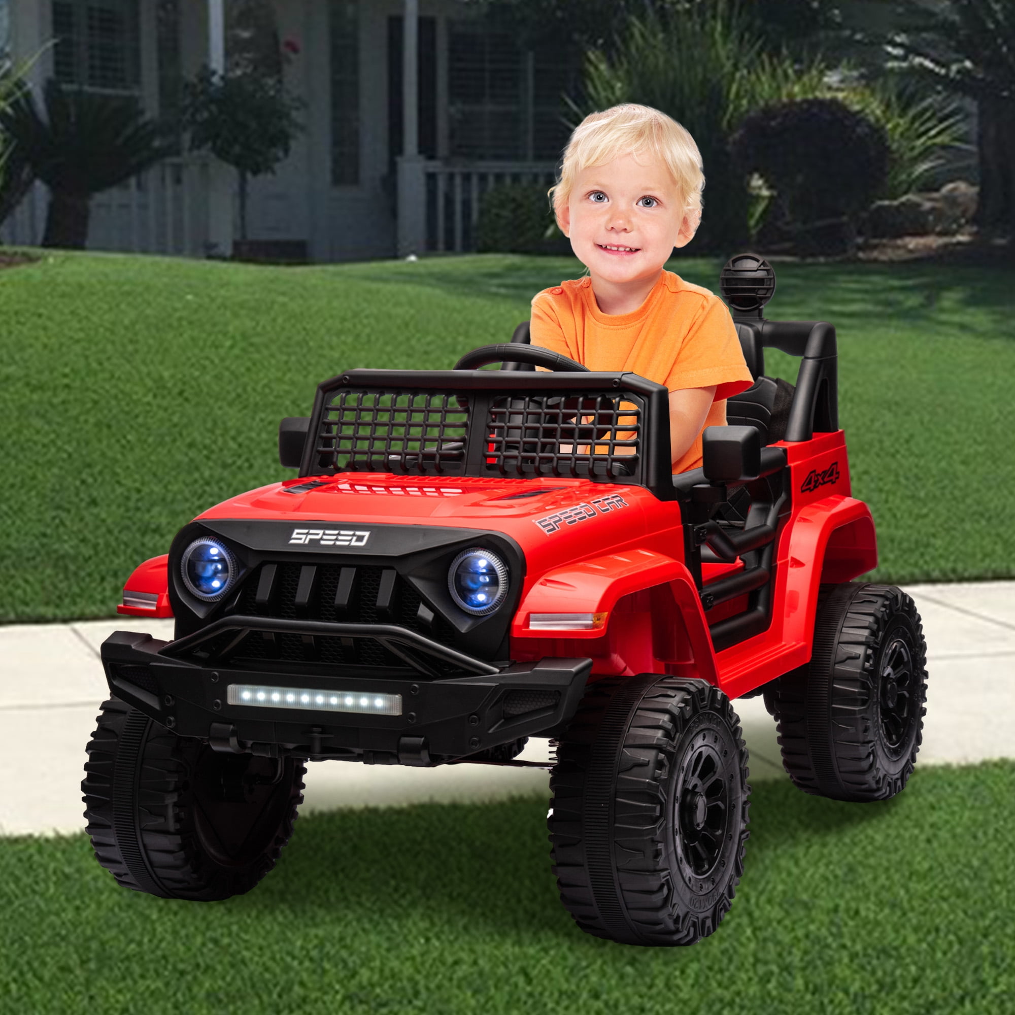 LoLado 12v7A Kids Ride on Truck 2.4G w/Remote Control,Electric Car for ...