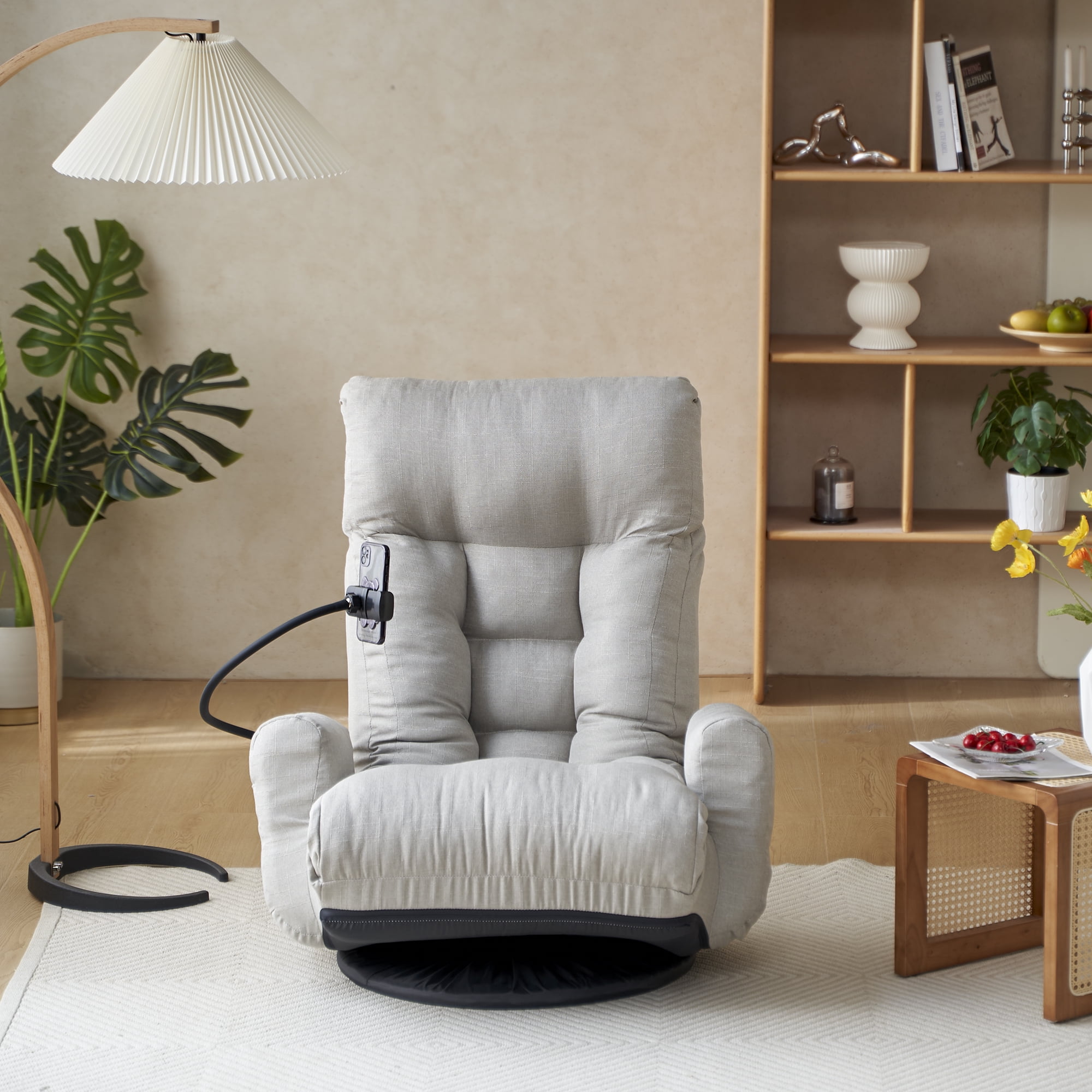 LoLado 360°Swivel Rotatable Massage Recliner Rocking Sofa Indoor with ...