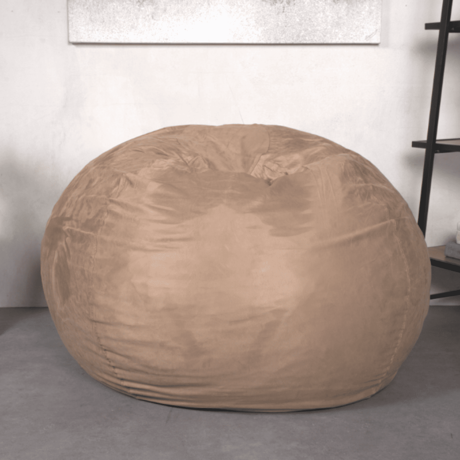 LoLado 5-Foot Comfortable High-Density Shredded Foam Bean Bag Chair for ...