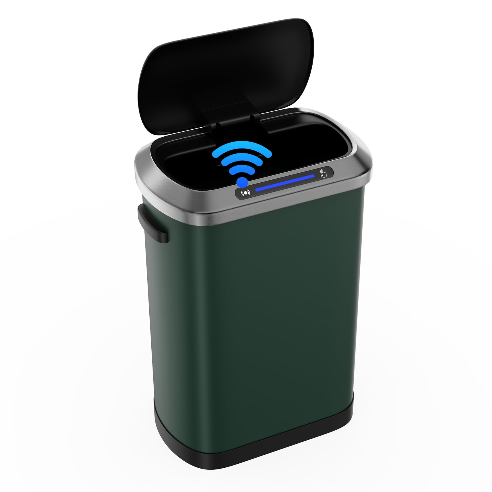 LoLado 50L Smart automatic Trash Cans - Full Intelligent Sensor - Green - Walmart.com