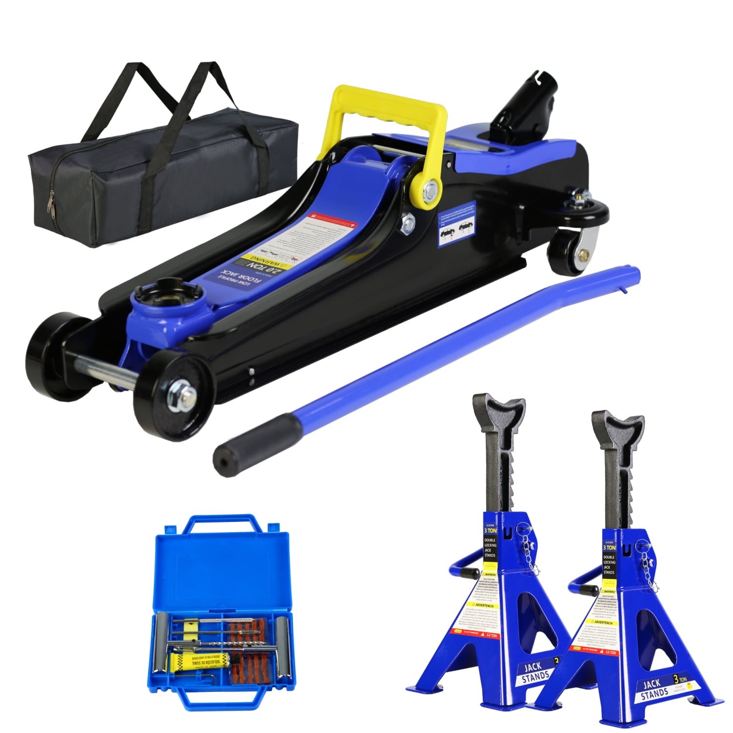 LoLado Floor Jack, 2 Ton Low Profile Floor Jack, 3t jack stand Tire ...
