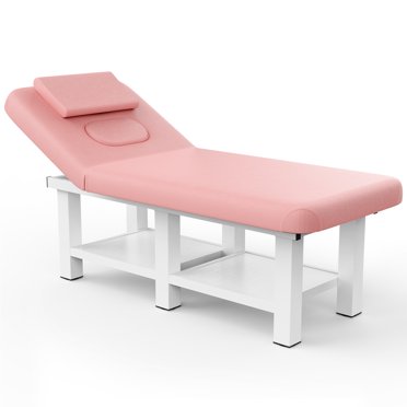 LoLado Wide Stationary Massage Table with Backrest for Beauty Spa ...