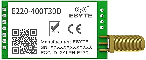 LoRa LLCC68 433MHz Wireless Module 470MHz 30dBm Long Range 10km RSSI ...