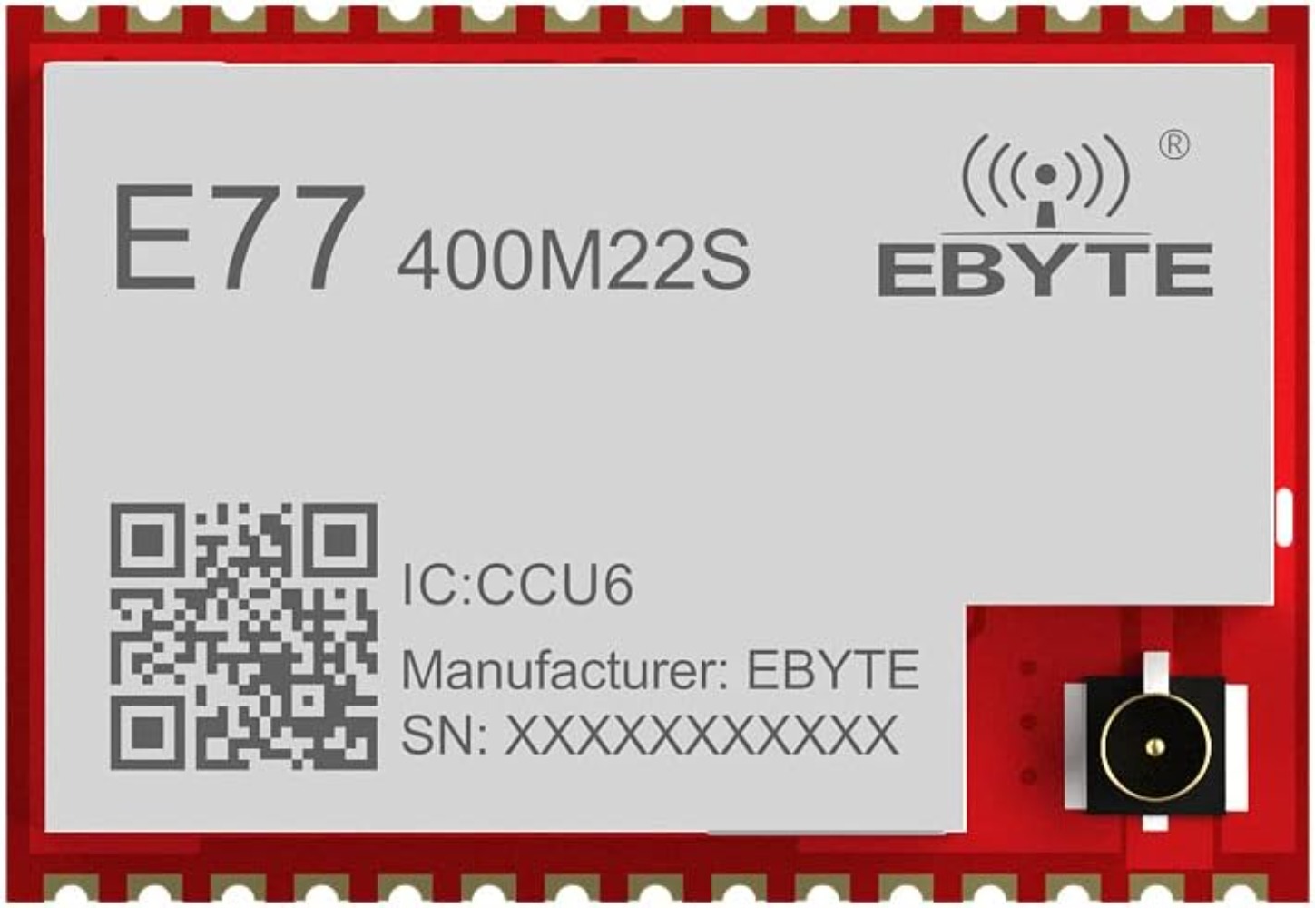 LoRa Wireless Module 433/470MHz STM32WLE5 ARM Cortex-M4 E77-400M22S Low Power 22dbm SoC Long ...
