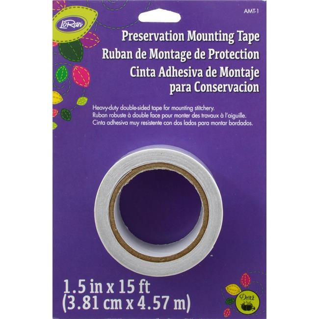 LoRan Archival Mounting Tape-1.5"X15', Pk 3, Lo Ran - Walmart.com
