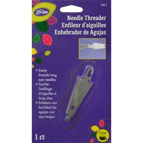 Dritz LED Retractable Needle Threader with Thread Cutter – Lighted with ...