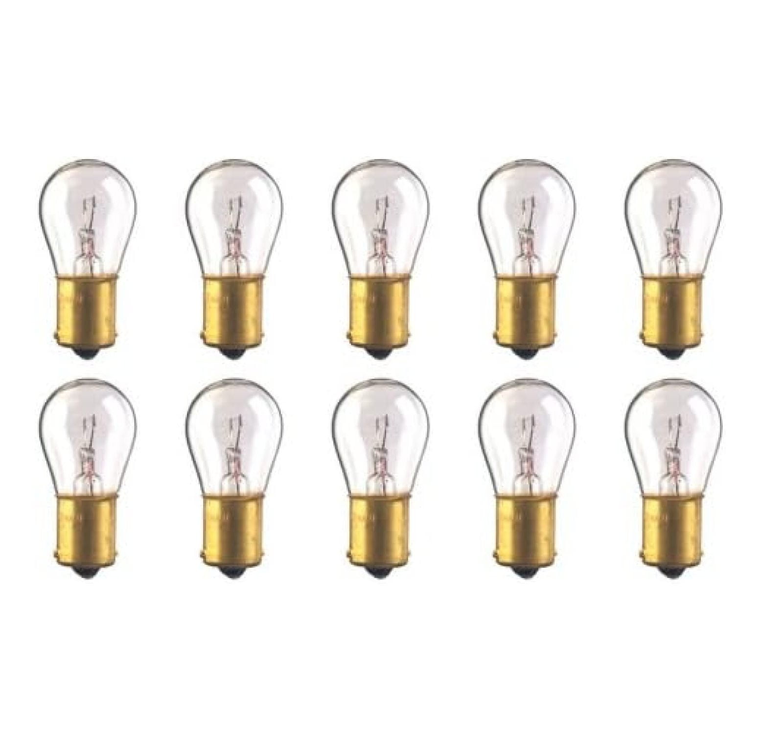 LoWyiL Industries #1651 Bulbs, 5 V, 3 W, BA15s Base, S-8 shape (Box of ...