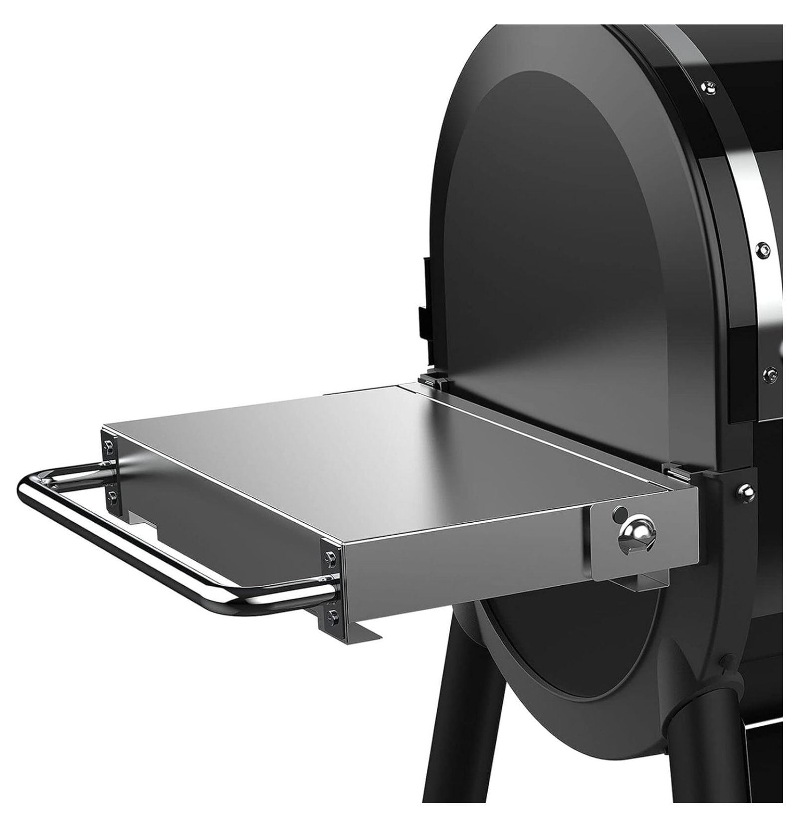 LoWyiL SmokeFire Folding Side Table, Silver - Walmart.com