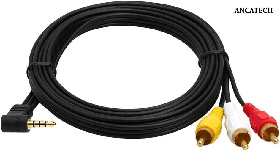 LoYaa 3.5mm to RCA Audio Video AV Cable For CCD-TRV Series Camcorders ...
