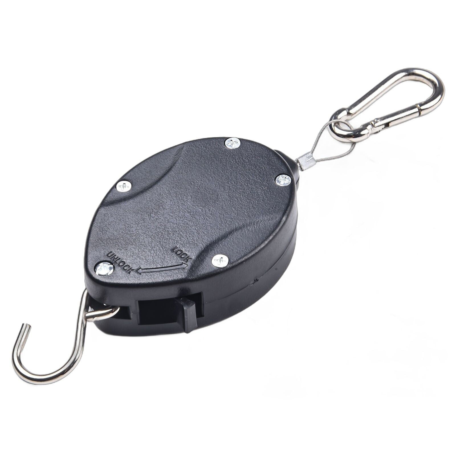 LoYaa Retractable Hanging Plant Basket Pulley Easily Raise and Lower ...