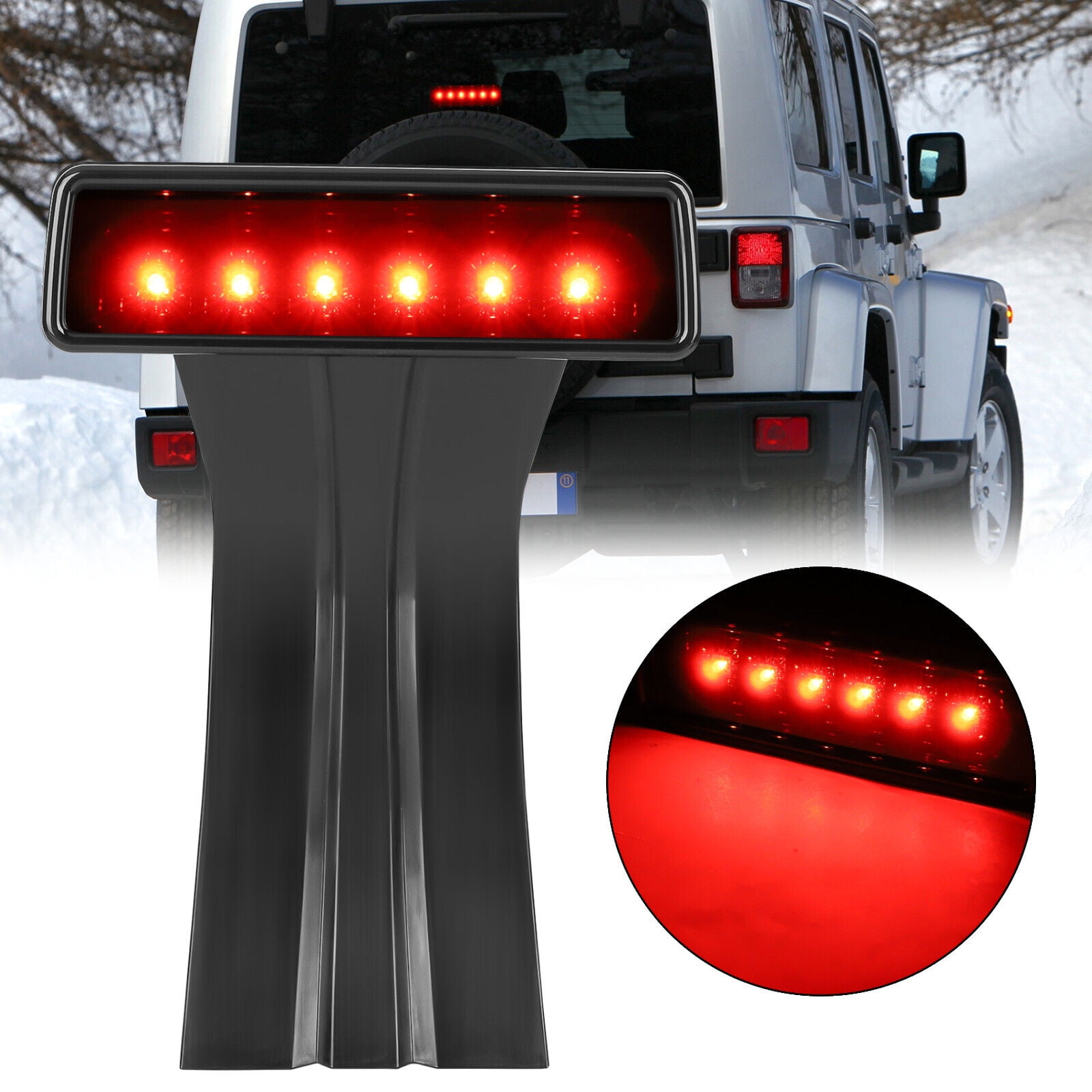 LoYaa Smoked Lens LED Third Tail Brake Light Rear Stop Lamp Fit For 07 ...