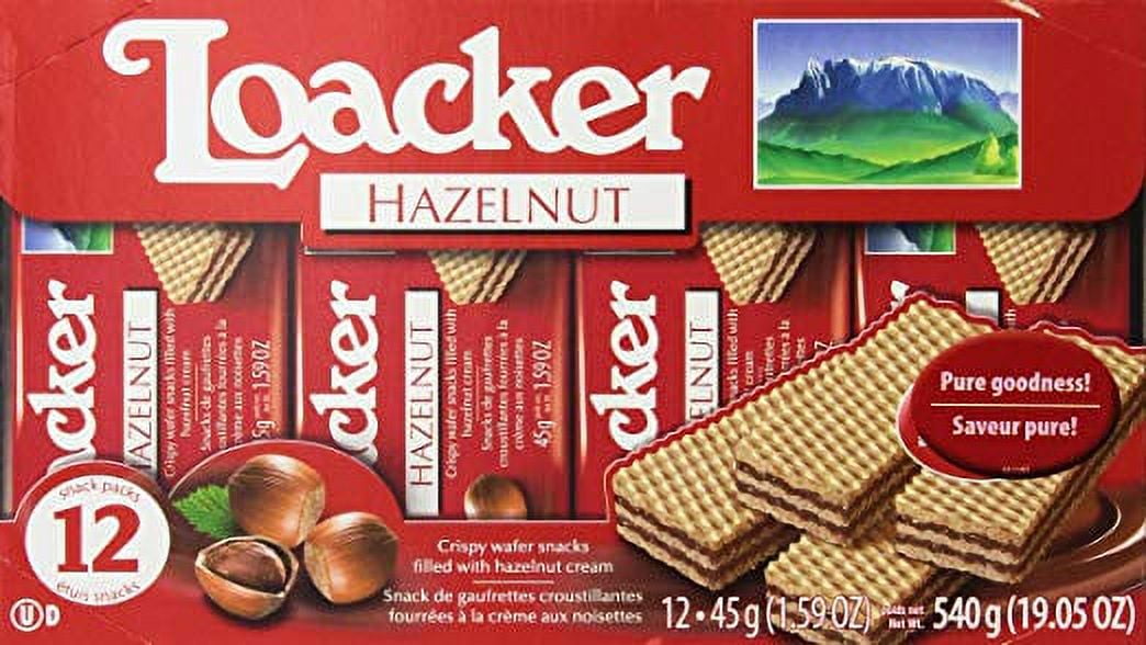 Loacker Classic 45gx12x12 Hazelnut Wafers - Walmart.com