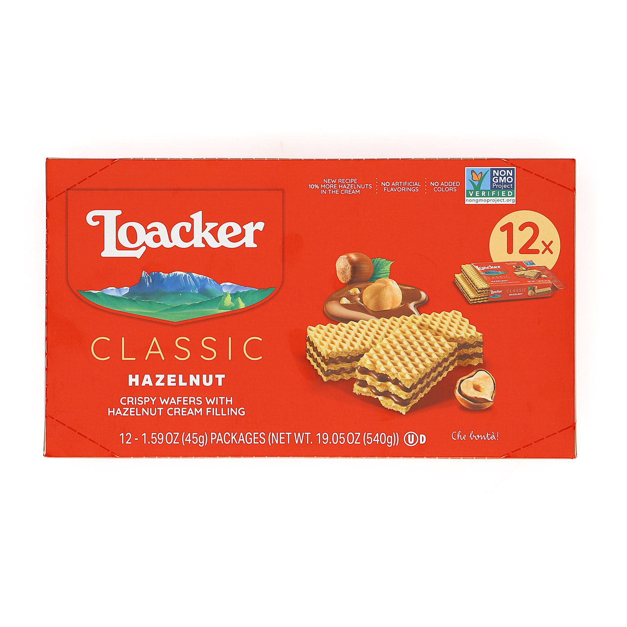 Loacker Classic Double Choc Wafers, Crème-filled Wafer Snack, 45g/1 ...