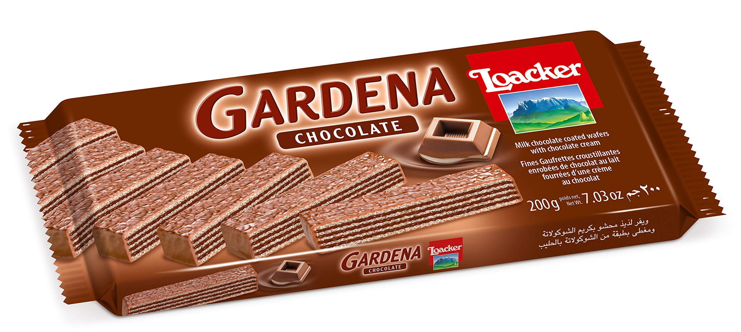 Loacker Gardena Chocolate Enrobed Wafers, HYZ01 200g/7.05oz. - Walmart.com