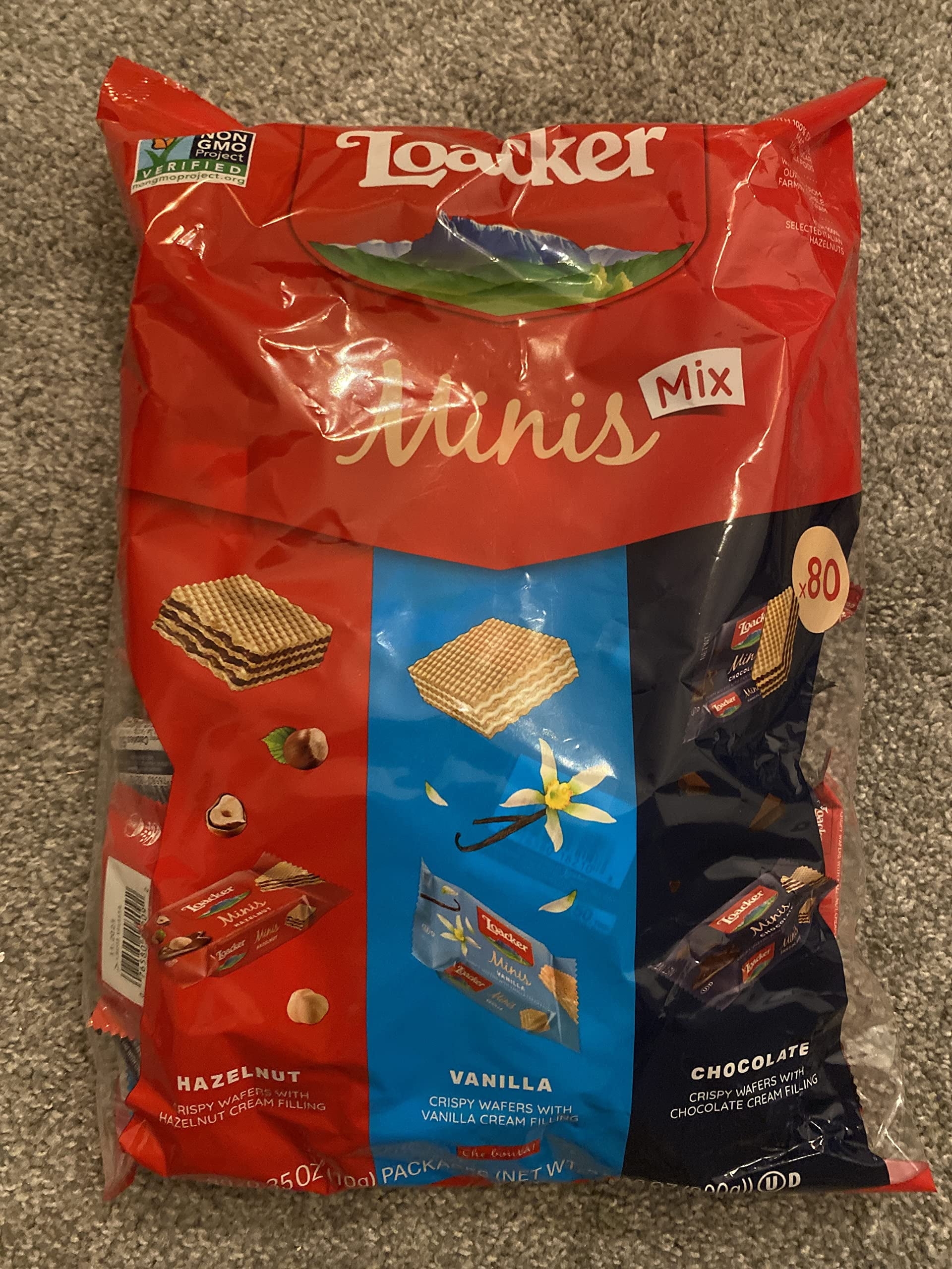 Loacker Minis Crispy Waffers TGF4 800g(Mix Flavours) 28.22 OZ - Walmart.com