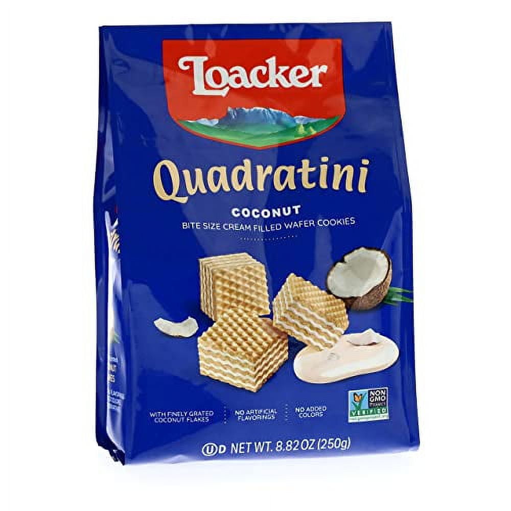 Loacker Quadratini, Coconut, 8.8000-Ounce - Walmart.com
