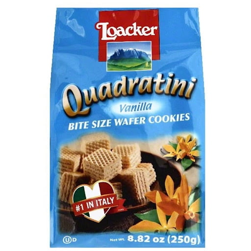 Loacker Quadratini Vanilla Wafer Cookies 8.82 Oz - Walmart.com
