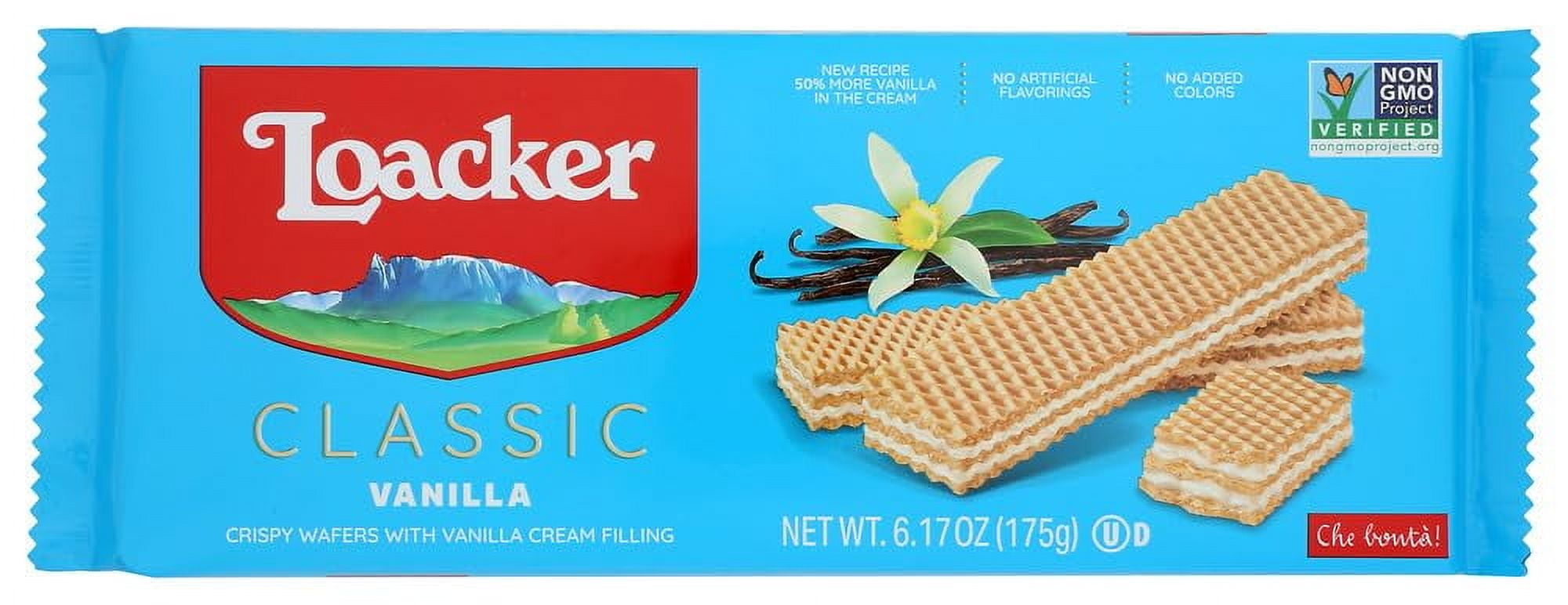 Loacker Wafer Vanilla, 6.17 oz HYZ01 - Walmart.com