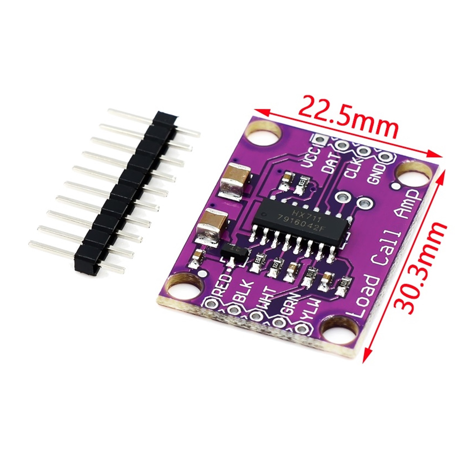 Load Cell 1KG 5KG 10KG 20KG HX711 AD Weight Sensor Module Electronic ...