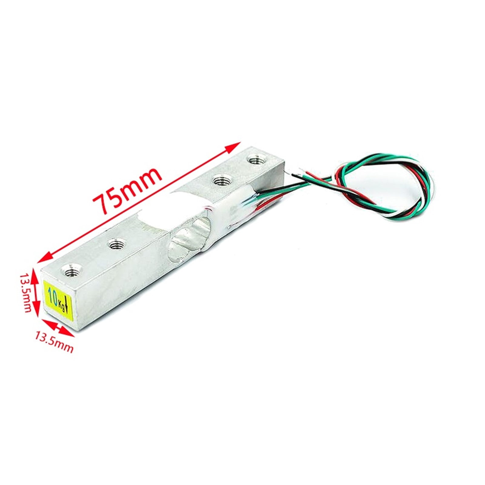 Load Cell 1KG 5KG 10KG 20KG HX711 AD Weight Sensor Module Electronic Scale Aluminum Alloy ...