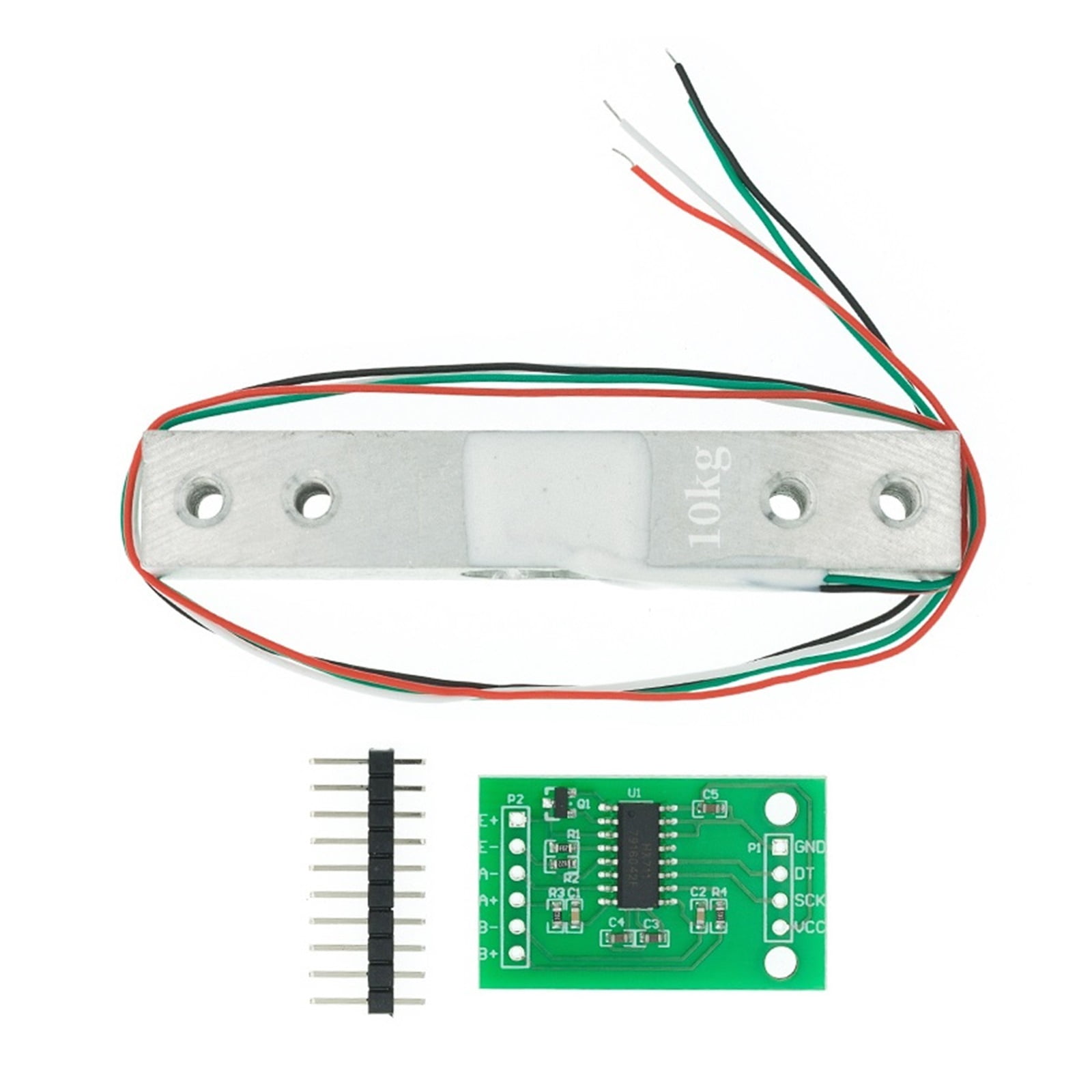 Load Cell 1KG 5KG 10KG 20KG HX711 AD Weight Sensor Module Electronic ...