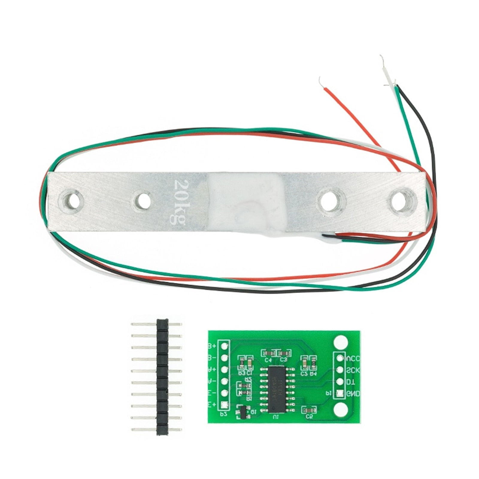 Load Cell 1KG 5KG 10KG 20KG HX711 AD Weight Sensor Module Electronic ...