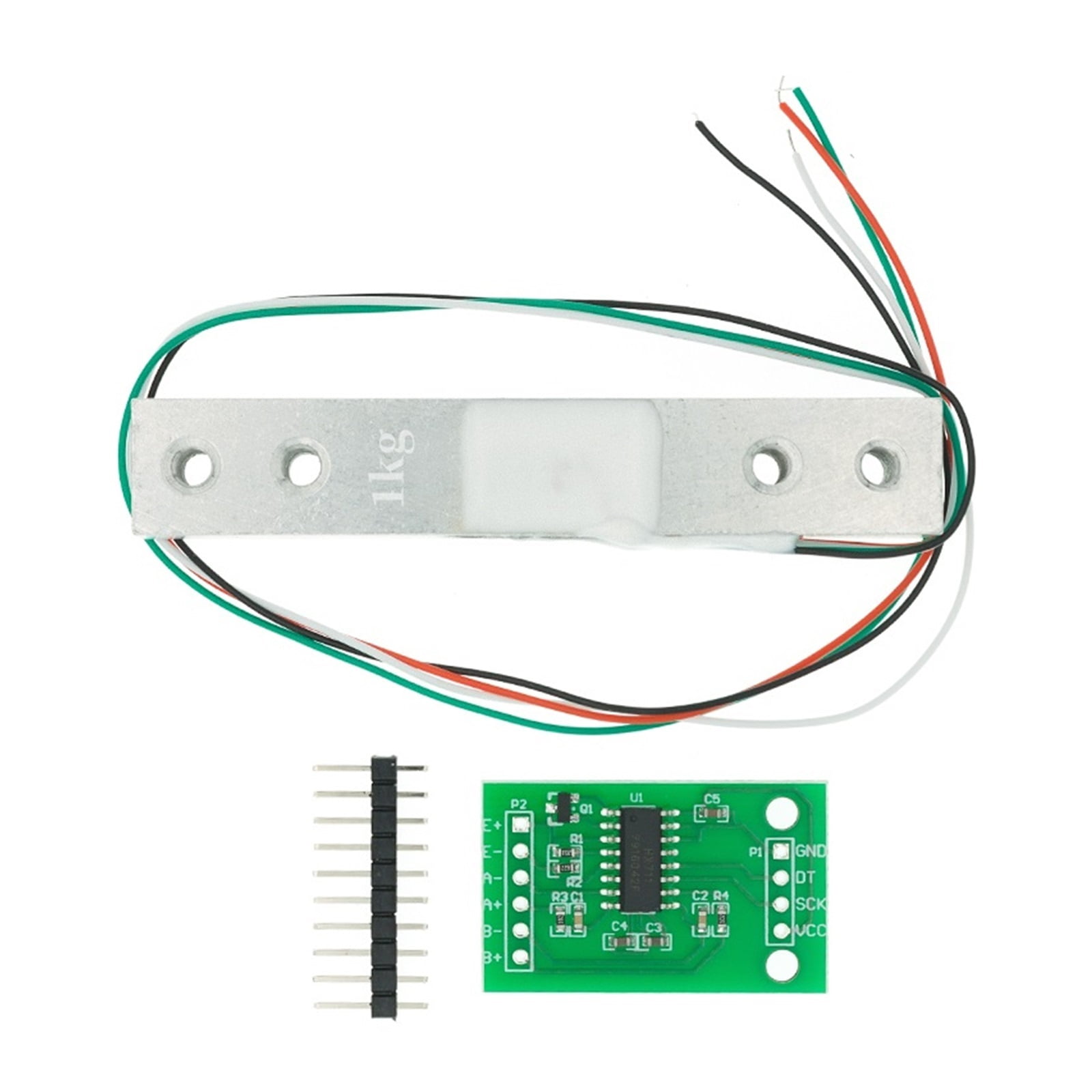 Load Cell 1KG 5KG 10KG 20KG HX711 AD Weight Sensor Module Electronic ...
