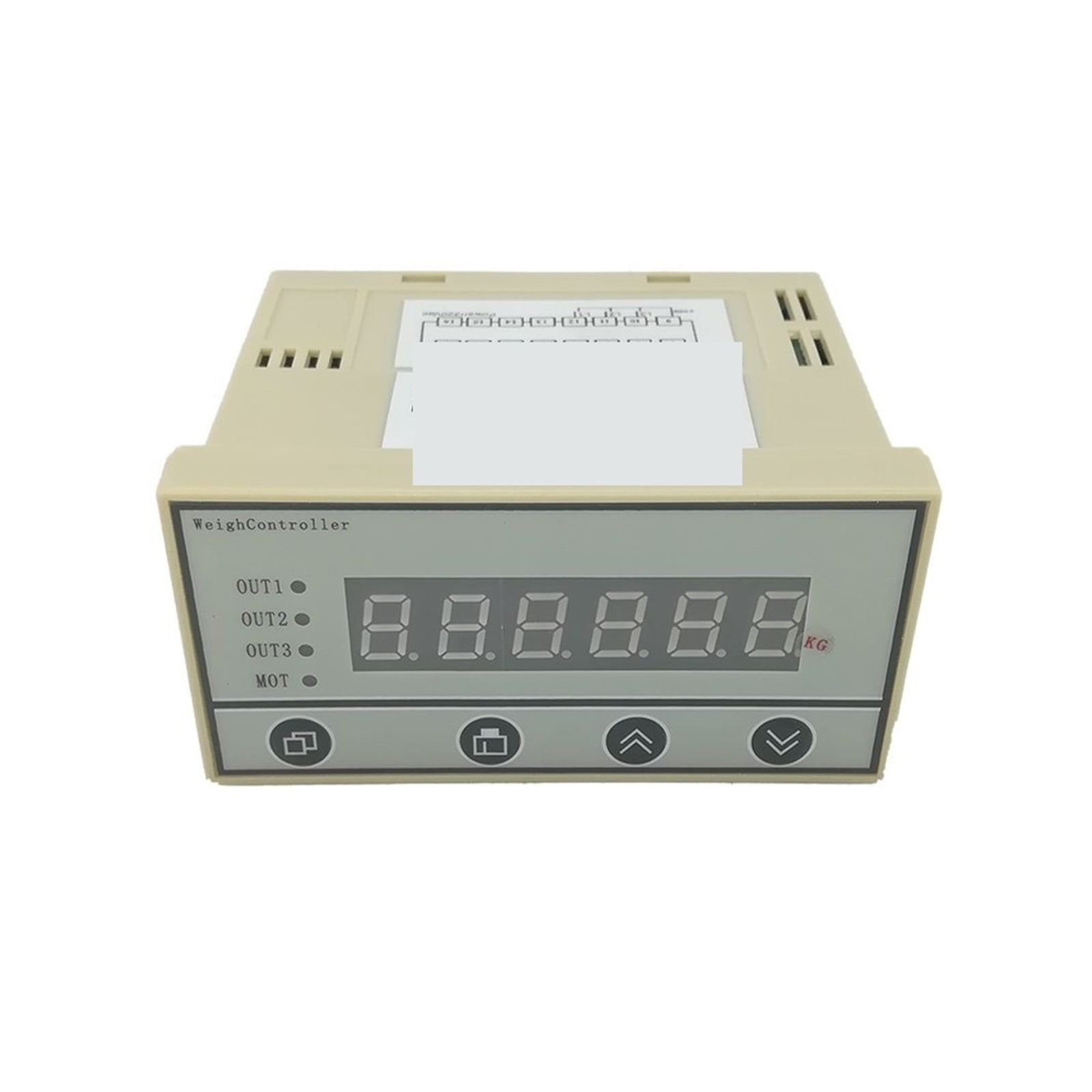 Load Cell 6 Digit LED Display Indicator Value Weight Controller Relay 4-20mA RS485 Output ...