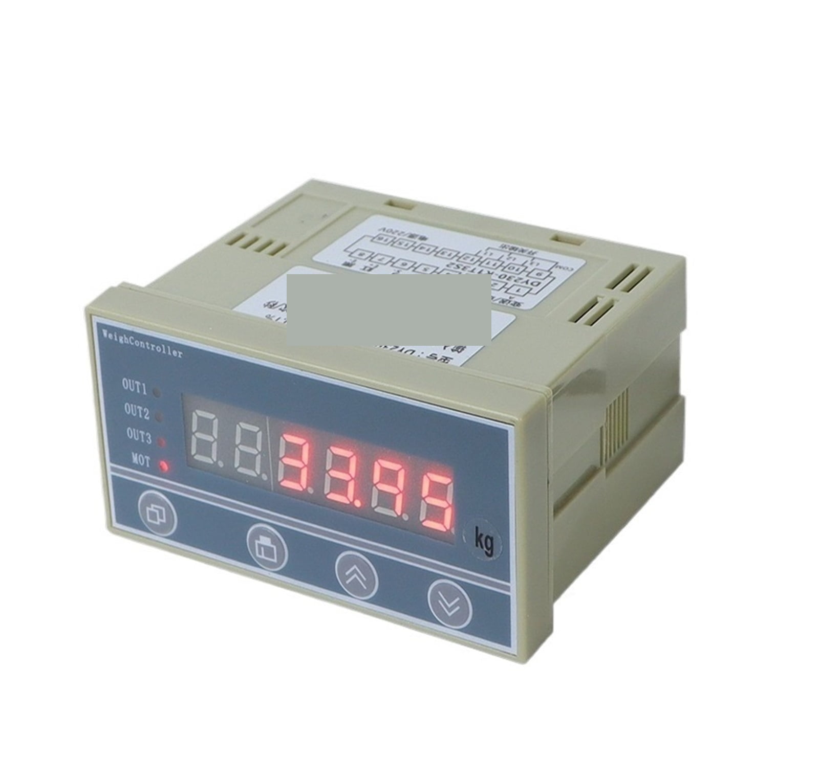 Load Cell Indicator Weight Sensor High Accuracy Weighing Controller Weight Indicator Digit LED ...
