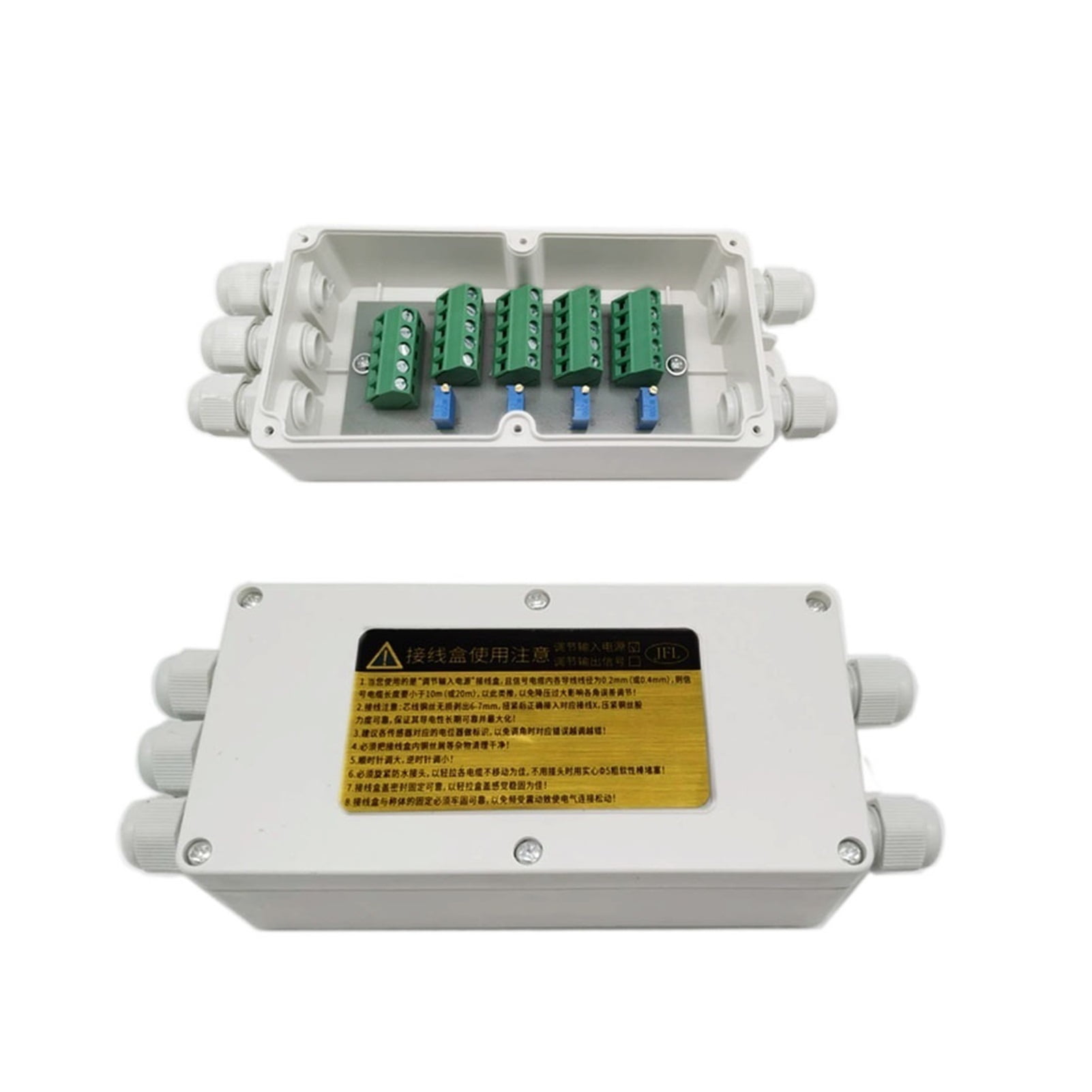Load Cell Junction Box, 5-hole 4-wire Junction Box Weighbridge /weight ...