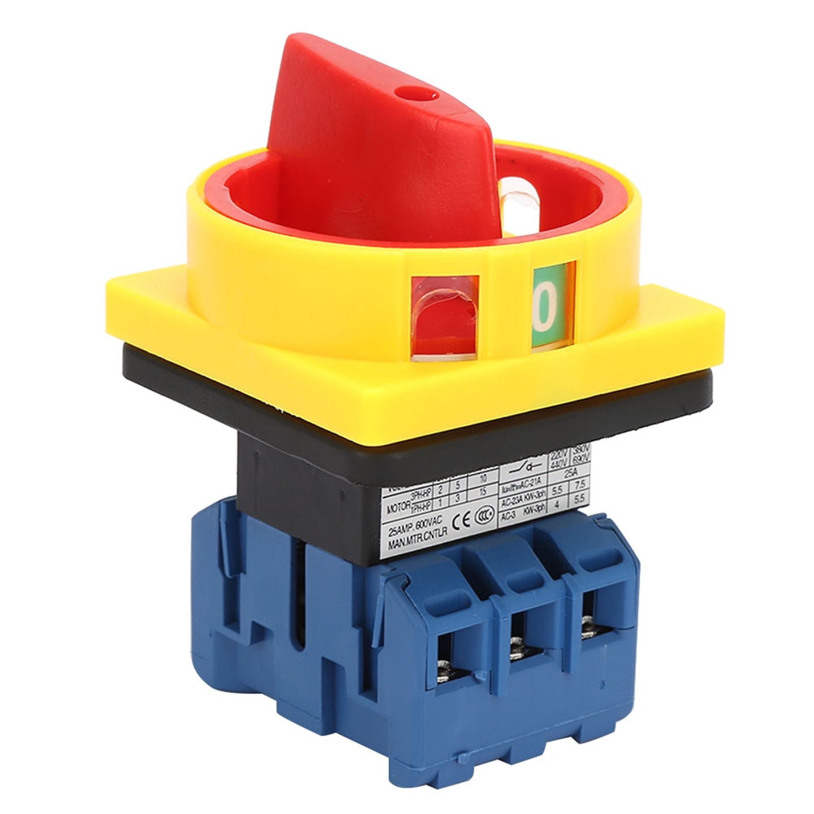 Load Circuit Breaker Switch, Rotary Cam Switch 3 Pole 2 Position Load ...