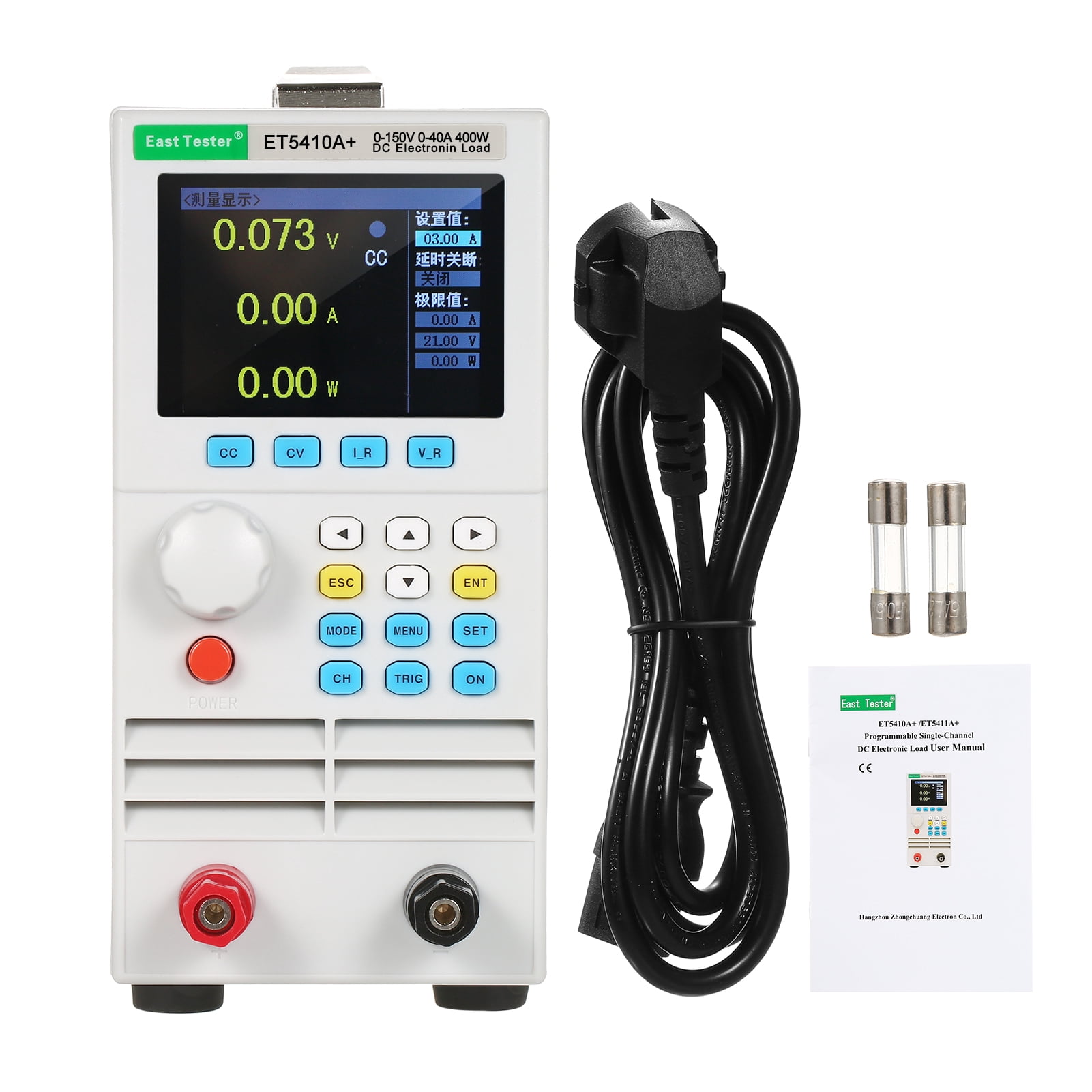 Load Tester,Screen Battery Et5410a 40a 400w Channel Mode 2.8-inch Tft ...