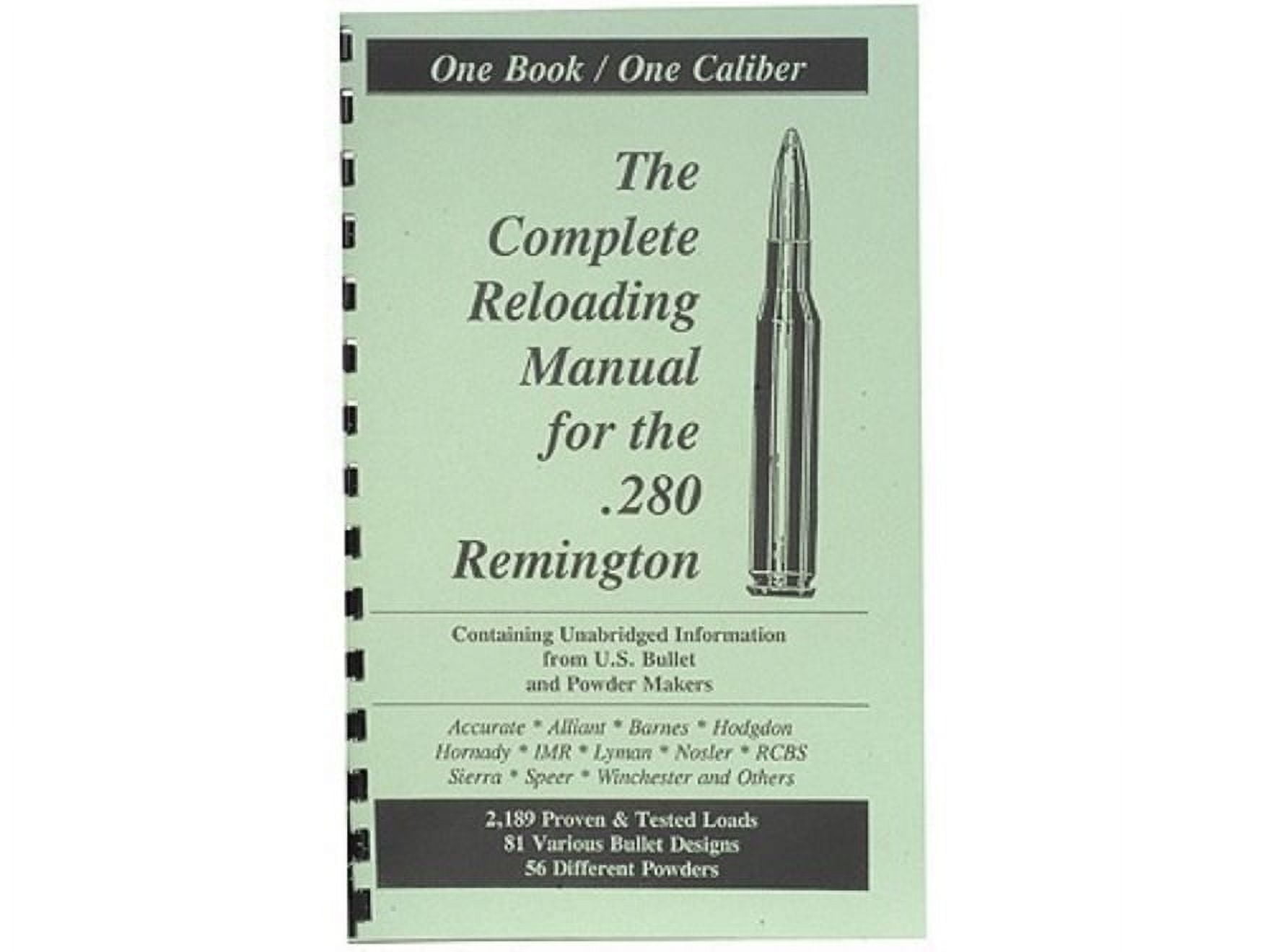 Loadbooks USA 280 Remington Reloading Manual - Walmart.com