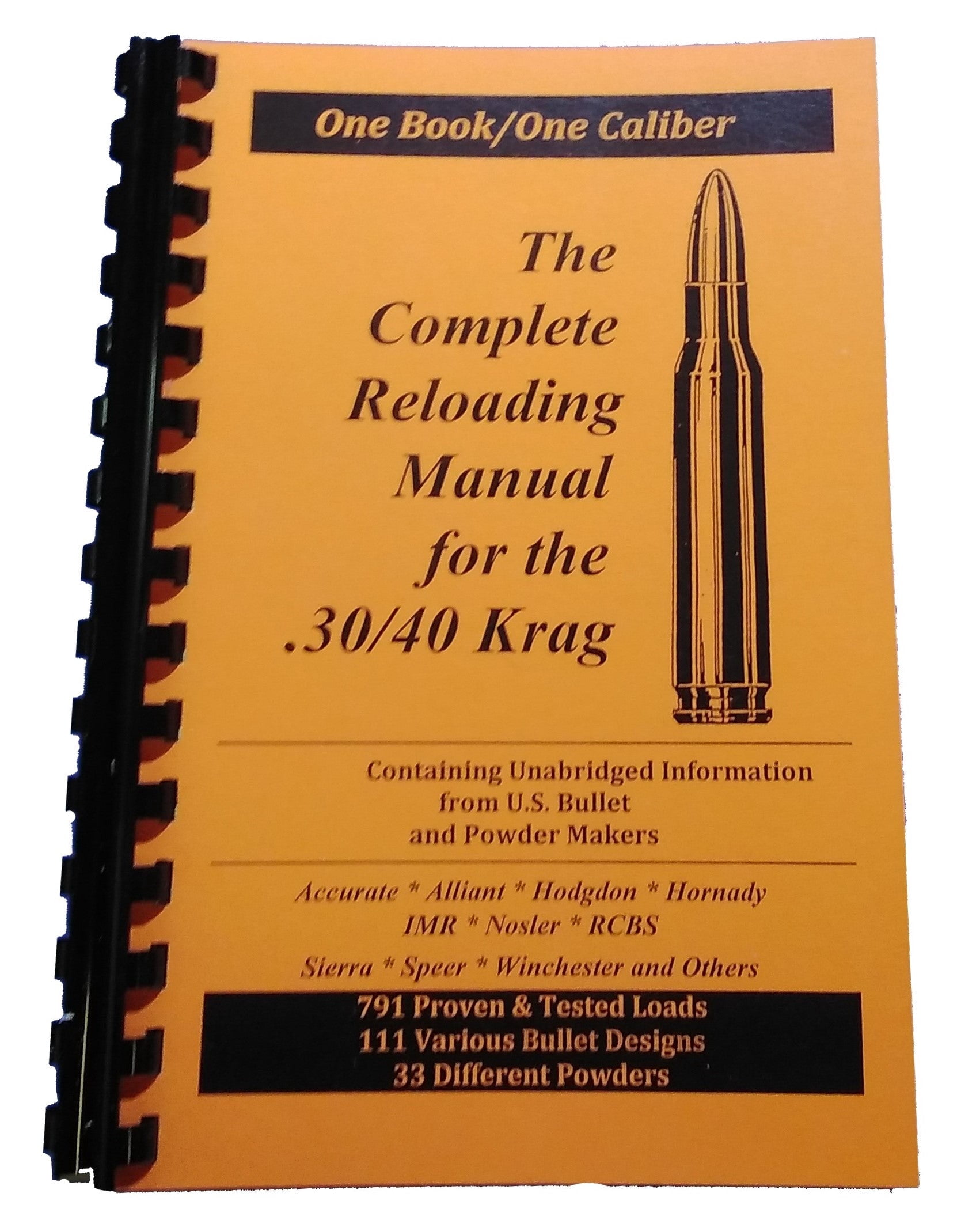 Loadbooks - .30/40 Krag - The Complete Reloading Manual - Walmart.com