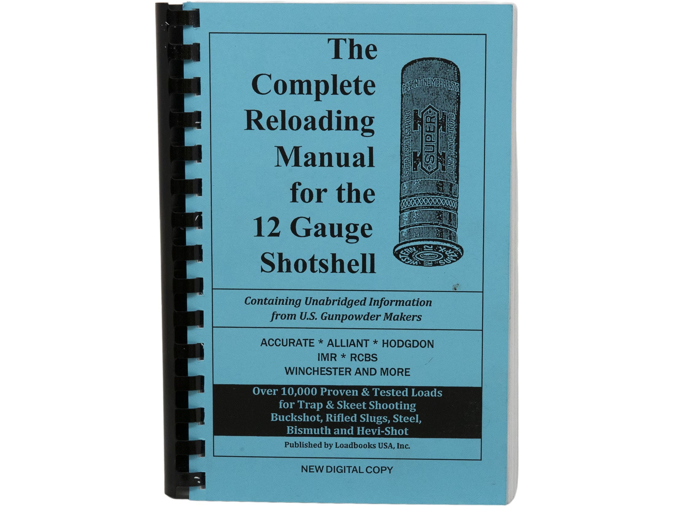 Loadbooks USA 12-Gauge Shotshells Digital Formatted Reloading Manual ...