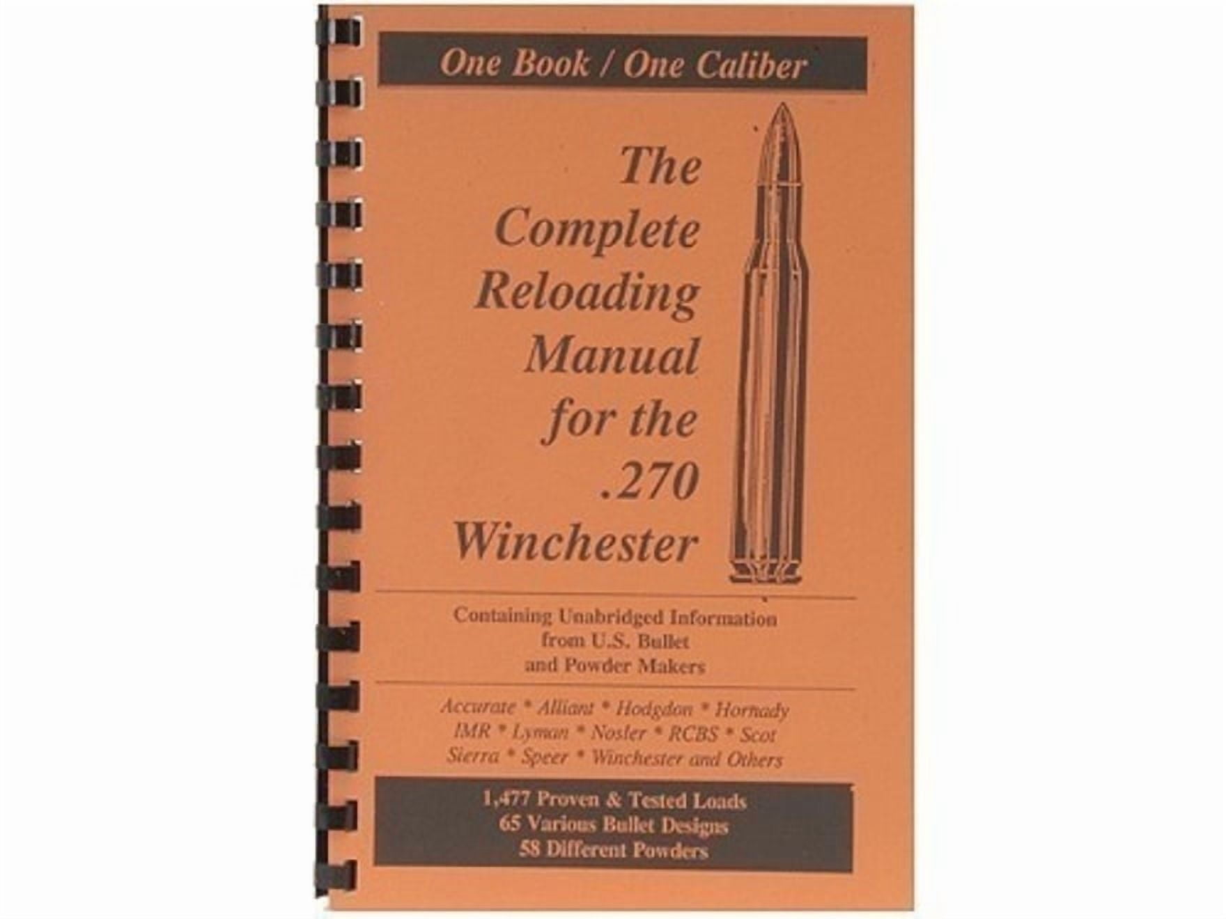 Loadbooks USA 270 Winchester Reloading Manual - Walmart.com