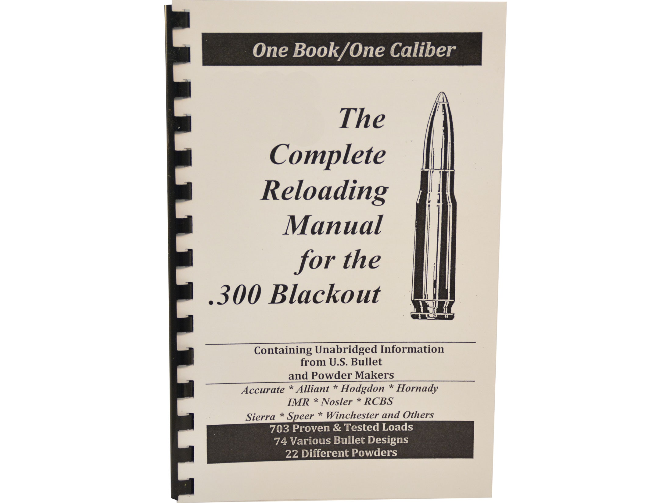 Loadbooks USA 300 AAC Blackout Reloading Manual - Walmart.com