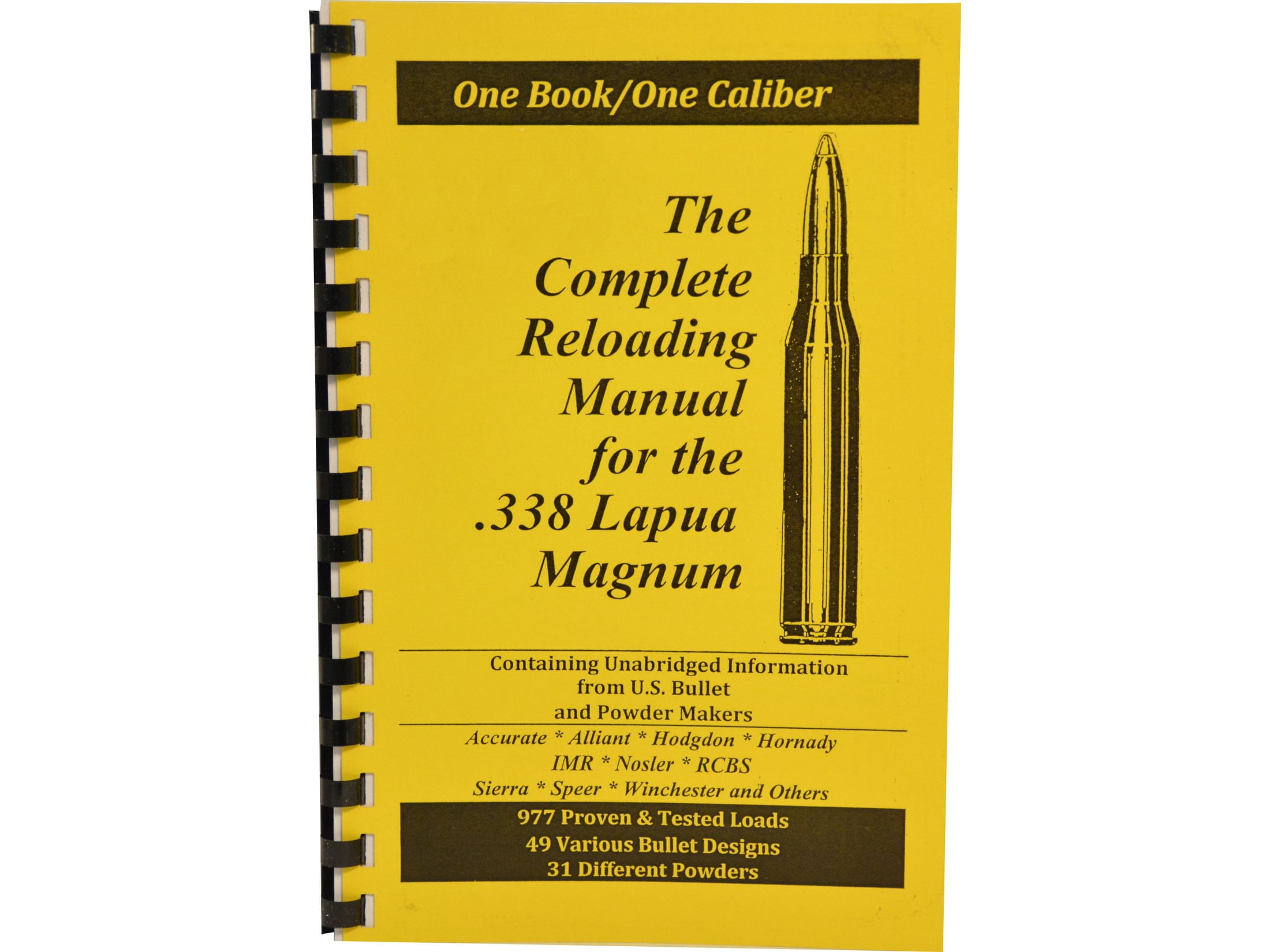 Loadbooks USA 338 Lapua Magnum Reloading Manual - Walmart.com