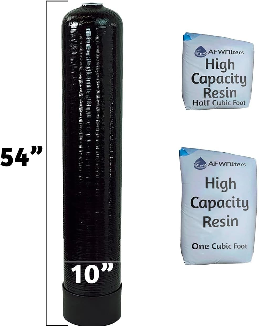 Loaded 1.5 cu ft 48,000 grain High Capacity Softener Tank Replacement ...