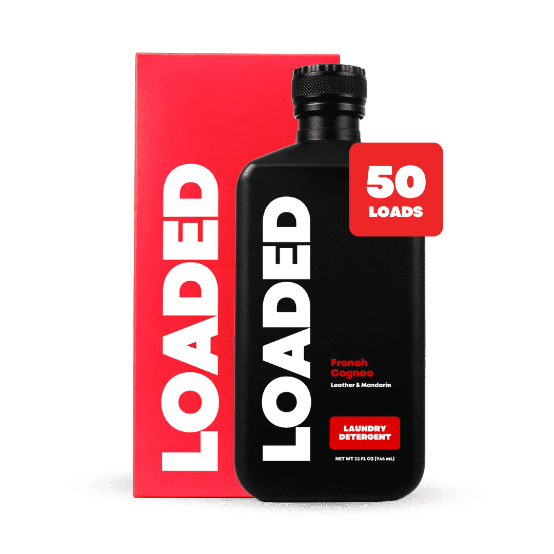 Loaded Cologne Scented Laundry Detergent, French Cognac, Plant Based ...