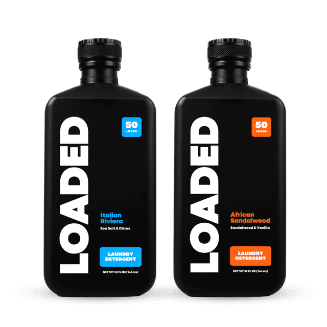 Loaded Cologne Scented Laundry Detergent, Oasis Duo, Plant Based, 64oz ...